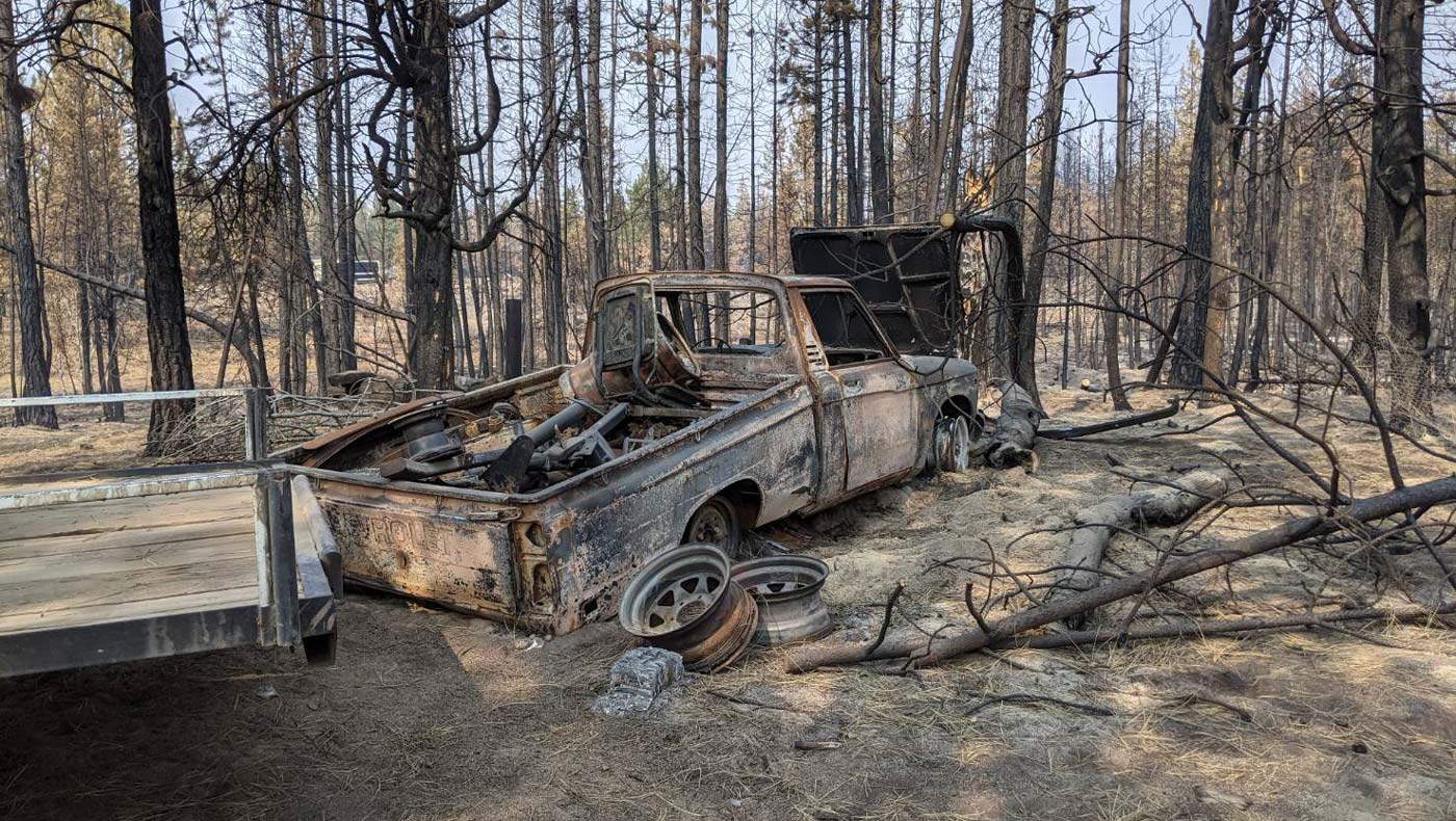 Portland Volunteers Assess Conditions After the Bootleg Fire in Oregon